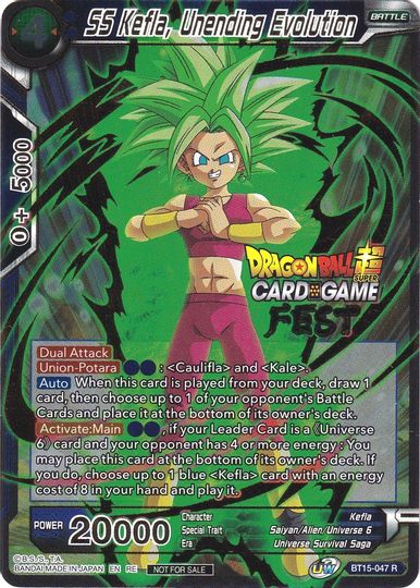 SS Kefla, Unending Evolution (Card Game Fest 2022) (BT15-047) [Tournam