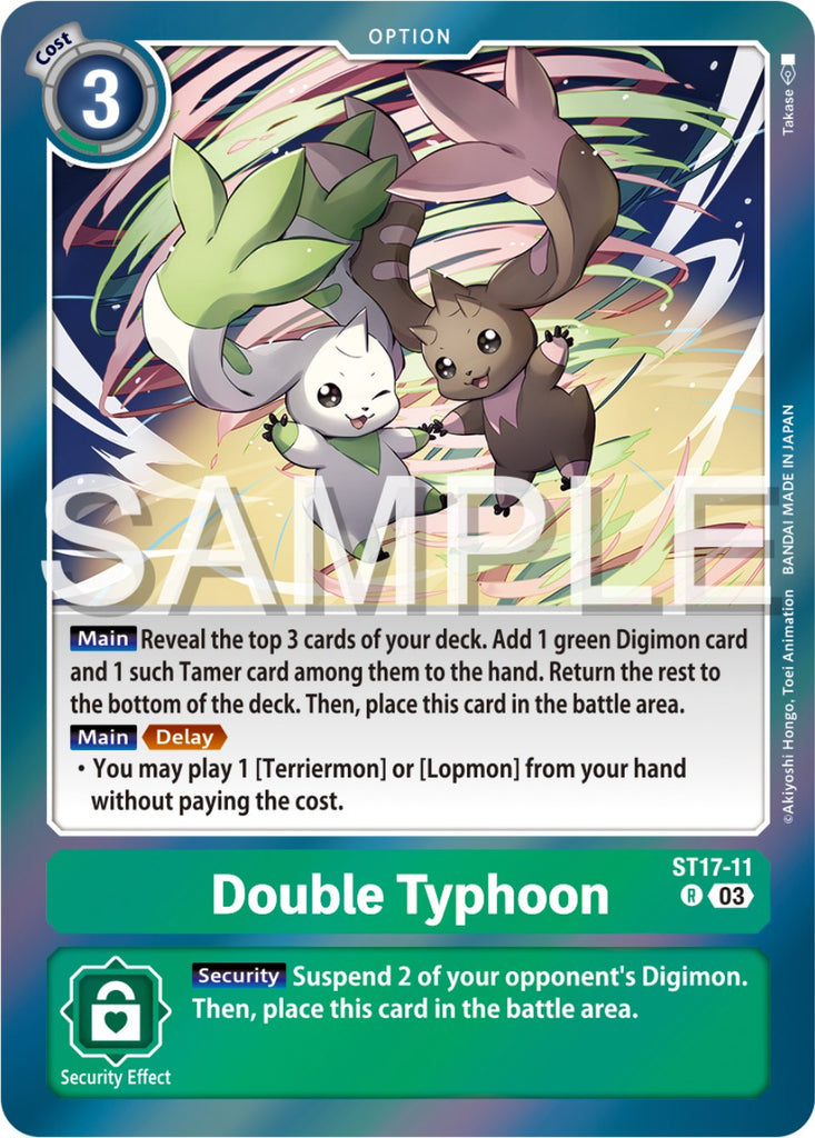 Double Typhoon [ST17-11] [Starter Deck: Double Typhoon Advanced Deck S