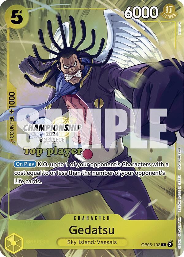 Gedatsu (Championship 2024 Top Player Pack) [One Piece Promotion Cards