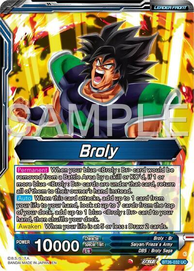 Broly // SS Broly, Full-Power Explosion (Alternate Art) (BT26-032) [Ul