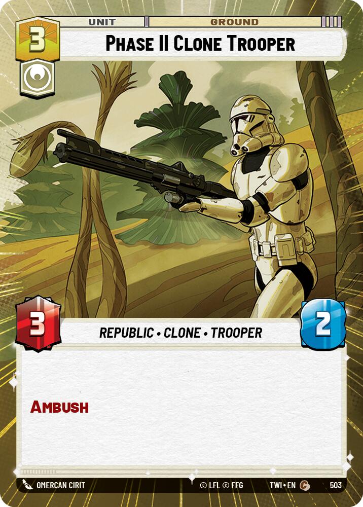Phase II Clone Trooper (503) (Hyperspace) (503) [Twilight of the Repub
