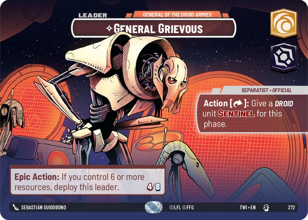 General Grievous General Of The Droid Armies 272 Showcase 272