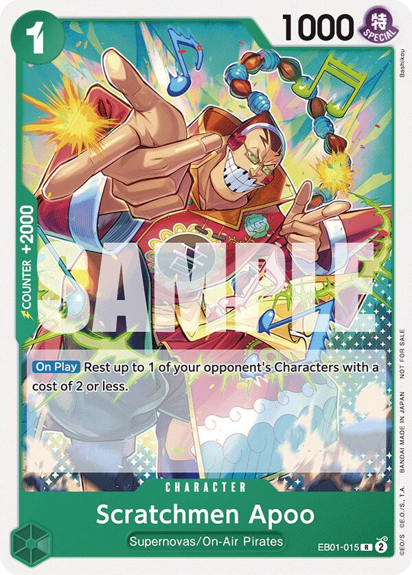 Scratchmen Apoo (Tournament Pack 2025 Vol. 2) [One Piece Promotion Car