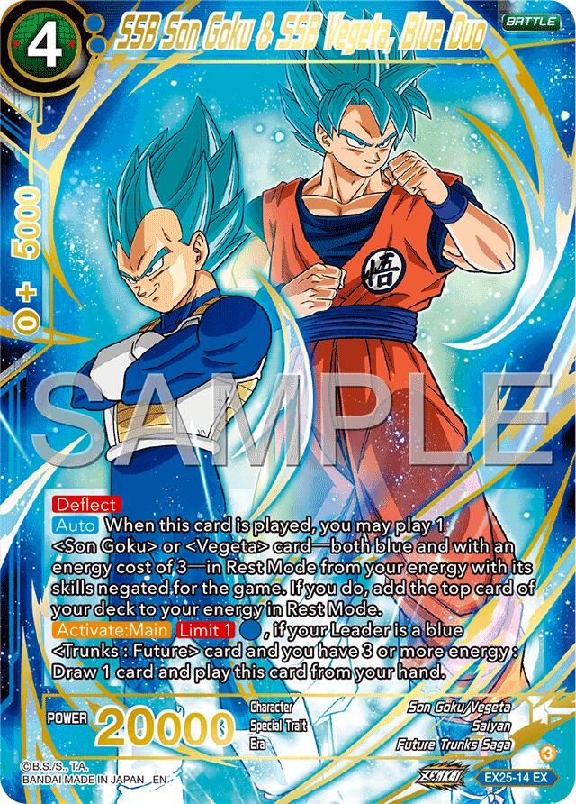 SSB Son Goku & SSB Vegeta, Blue Duo (EX25-14) [Premium Anniversary Box