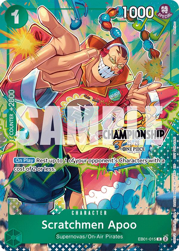 Scratchmen Apoo (CS 25-26 Celebration Pack) [One Piece Promotion Cards