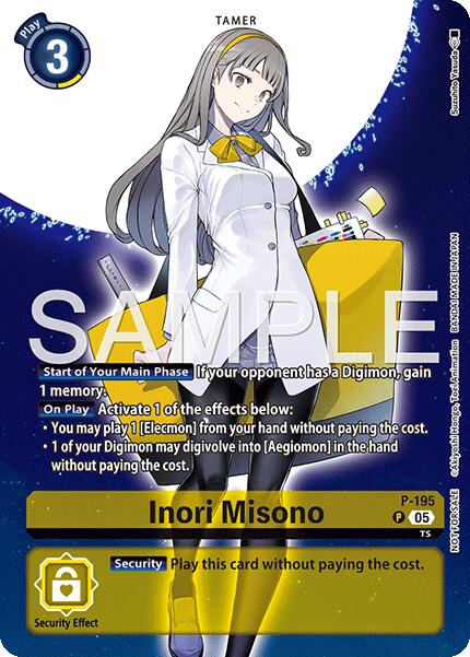 Inori Misono [P-195] (Digimon Story: Time Stranger Promo Pack) [Promot