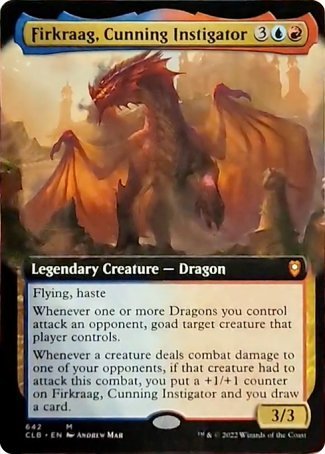 Firkraag, Cunning Instigator (Extended Art) [Commander Legends: Battle