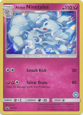 Alolan Ninetales (SM128) (Deck Exclusive #30) [Sun & Moon: Trainer Kit